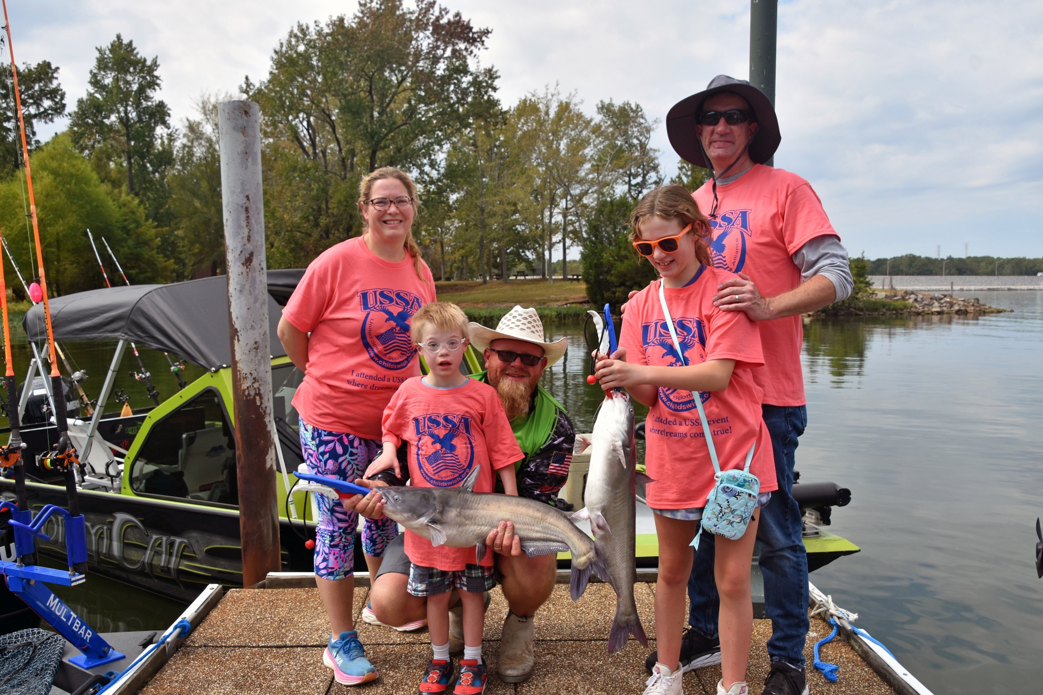 Kids Catch Catfish on a Tennessee River Fishing Trip - Childswish – USSA